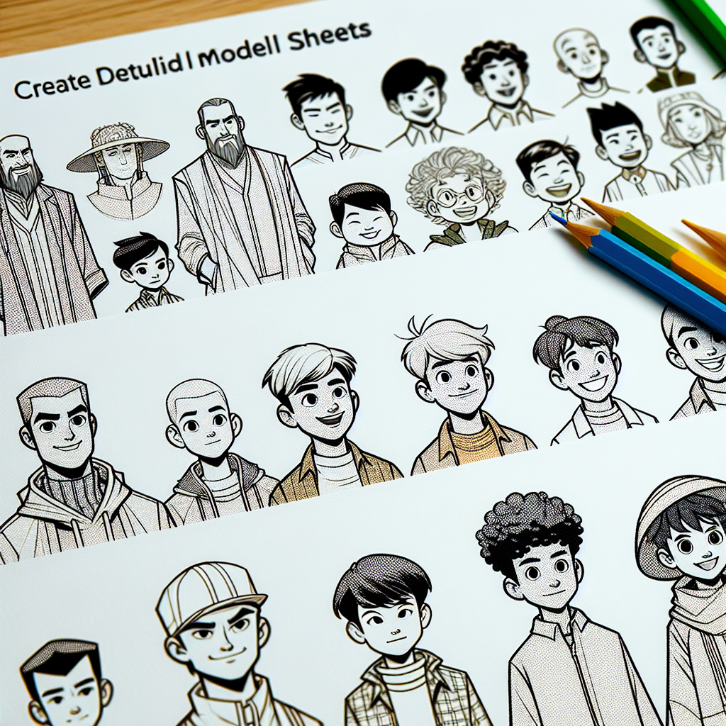 Best Cartoon Character Model Sheet Generator | Vondy
