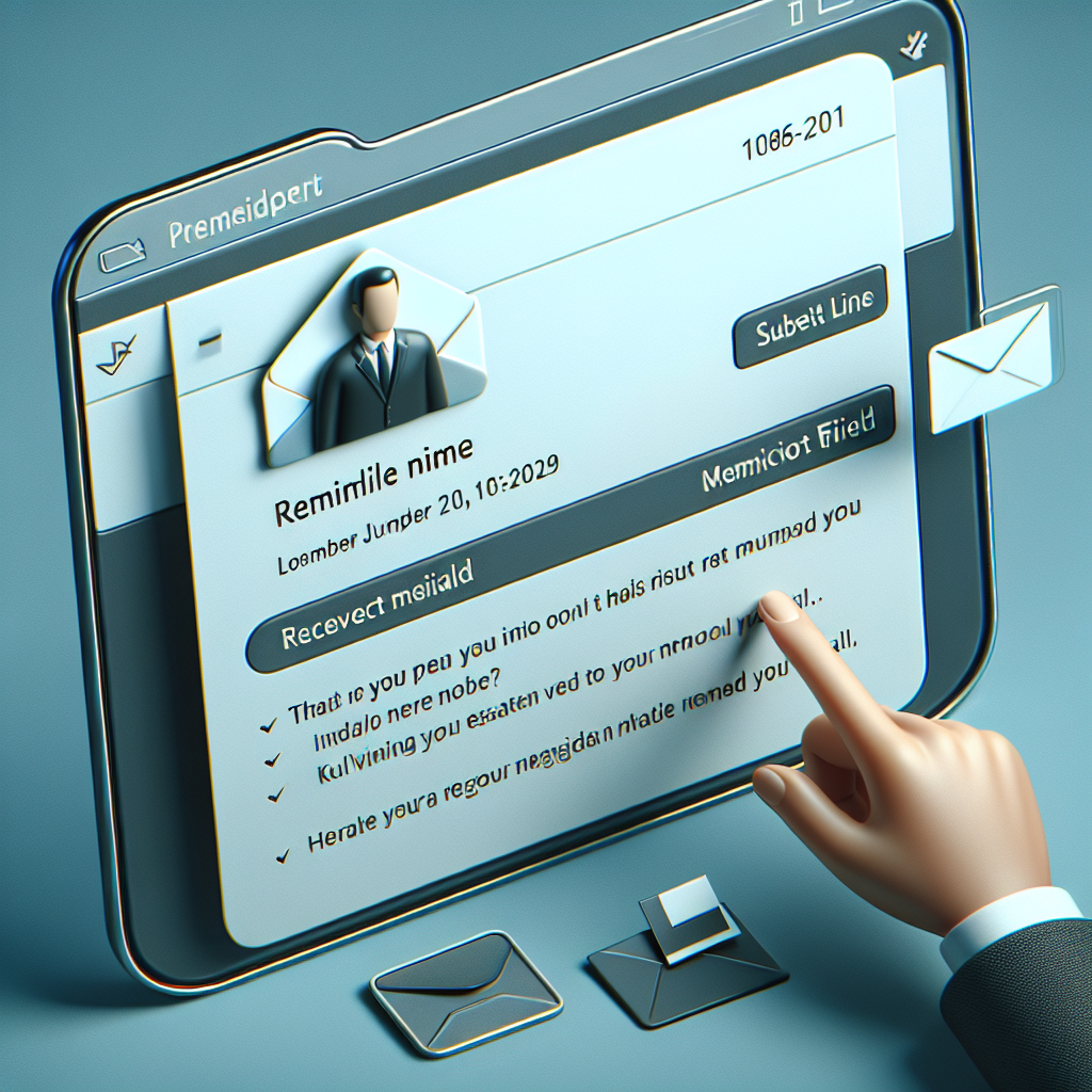 Best Professional Reminder Email Template | Vondy