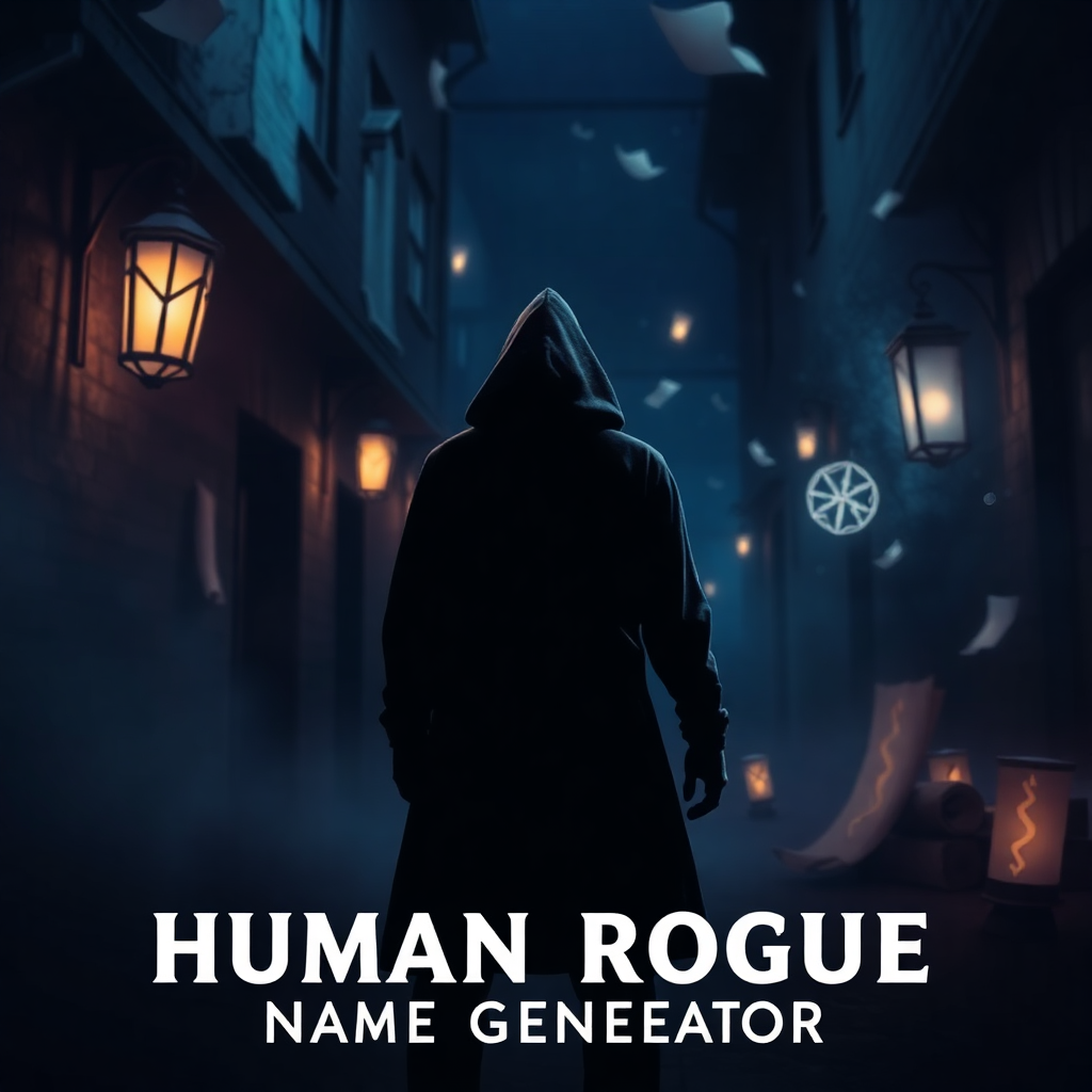 Best Human Rogue Name Generator | Vondy