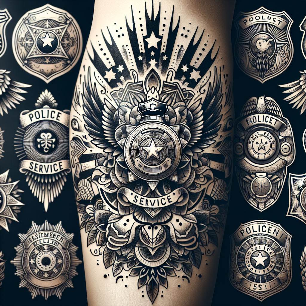 Best Police Badge Tattoo Ideas | Vondy