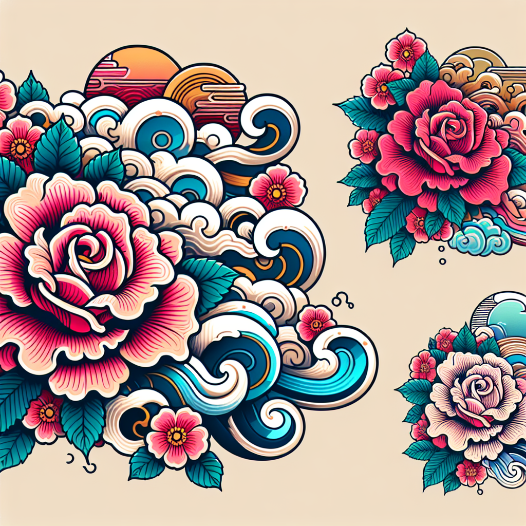 Best Japanese Rose Tattoo Generator | Vondy
