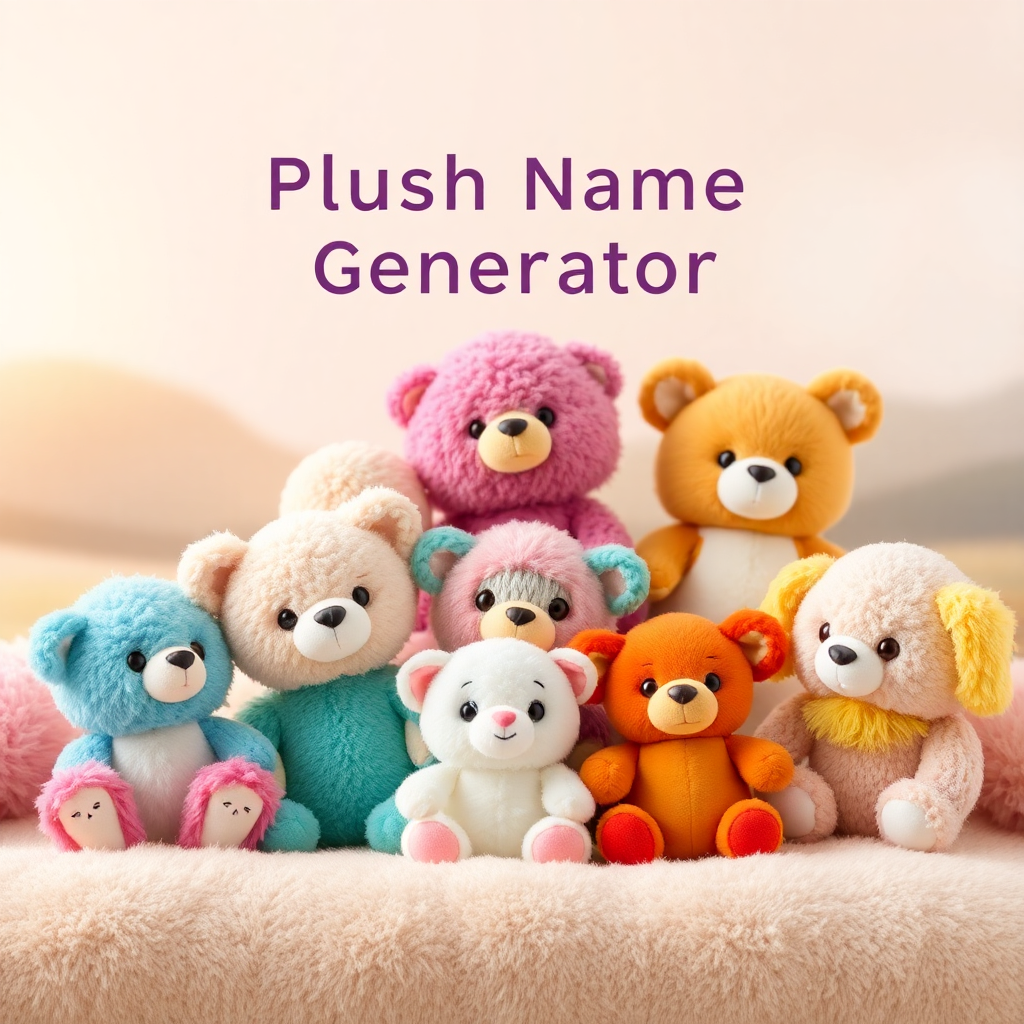 Best Plush Name Generator | Vondy