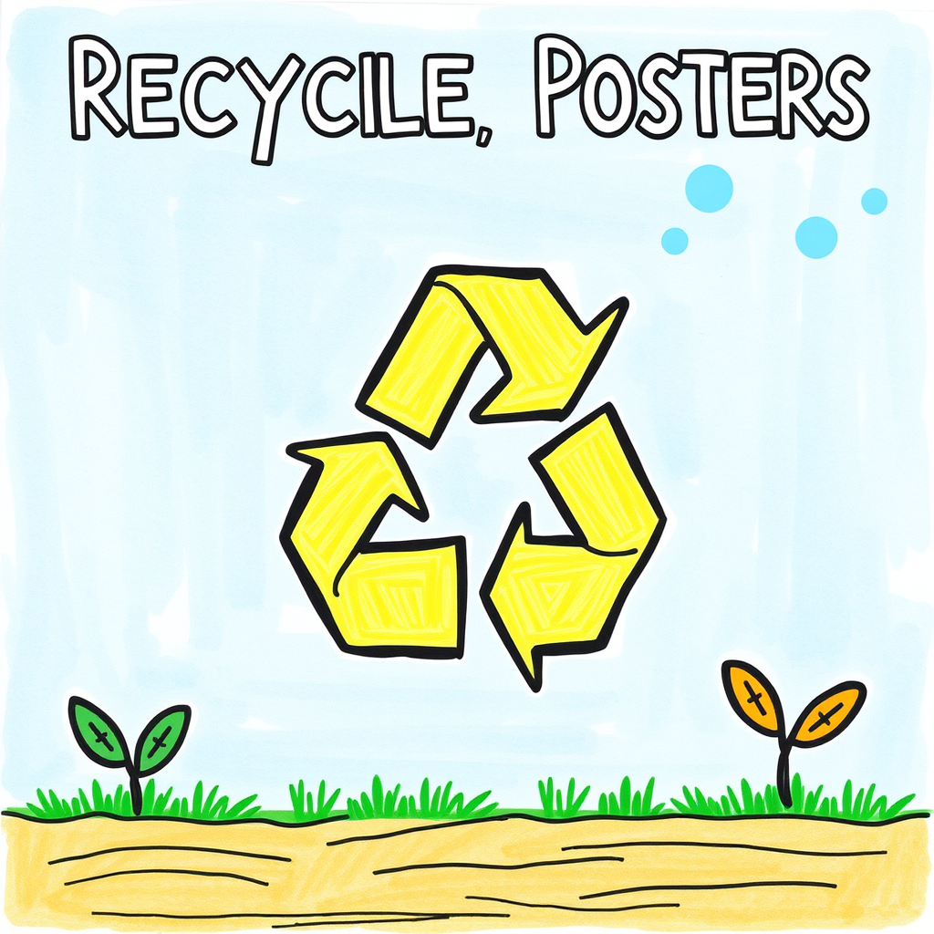 Best Drawing Recycling Poster Ideas For School | Vondy