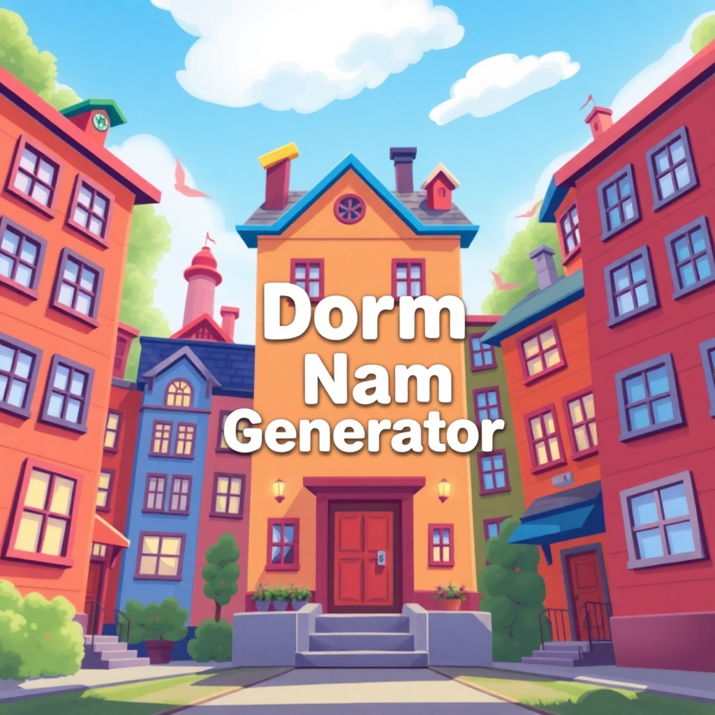 Best Dorm Name Generator | Vondy