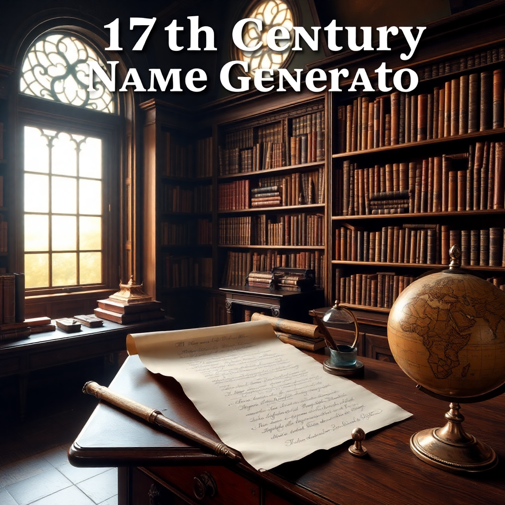 Best 17Th Century Name Generator | Vondy
