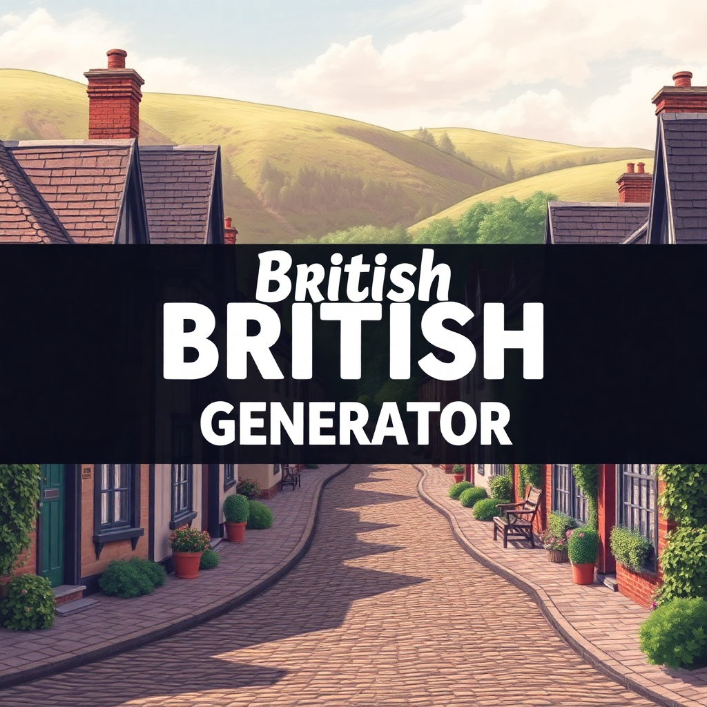 Best British Town Name Generator | Vondy