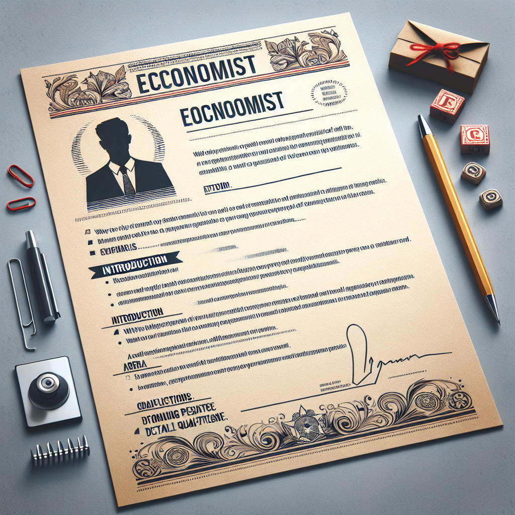 Best Economist Cover Letter Generator | Vondy