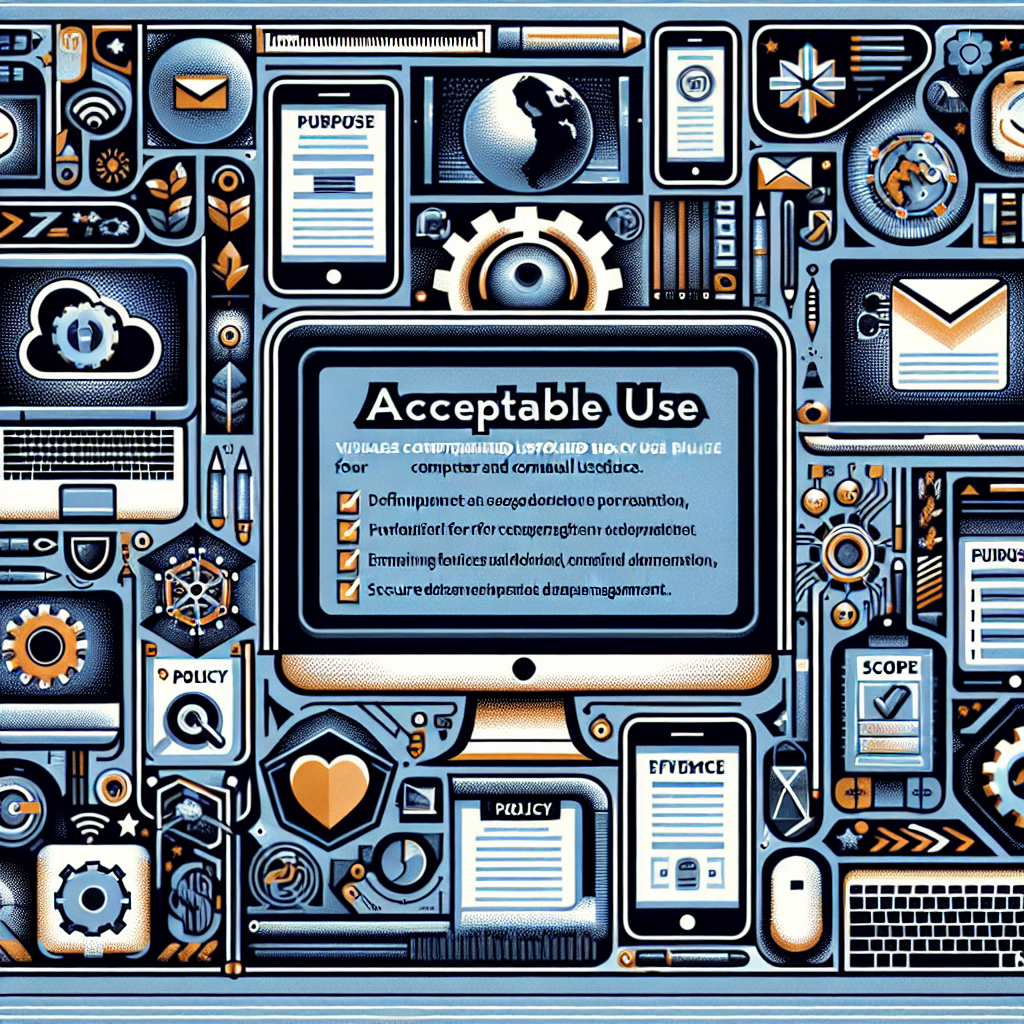 Best Computer And Email Acceptable Use Policy Template | Vondy