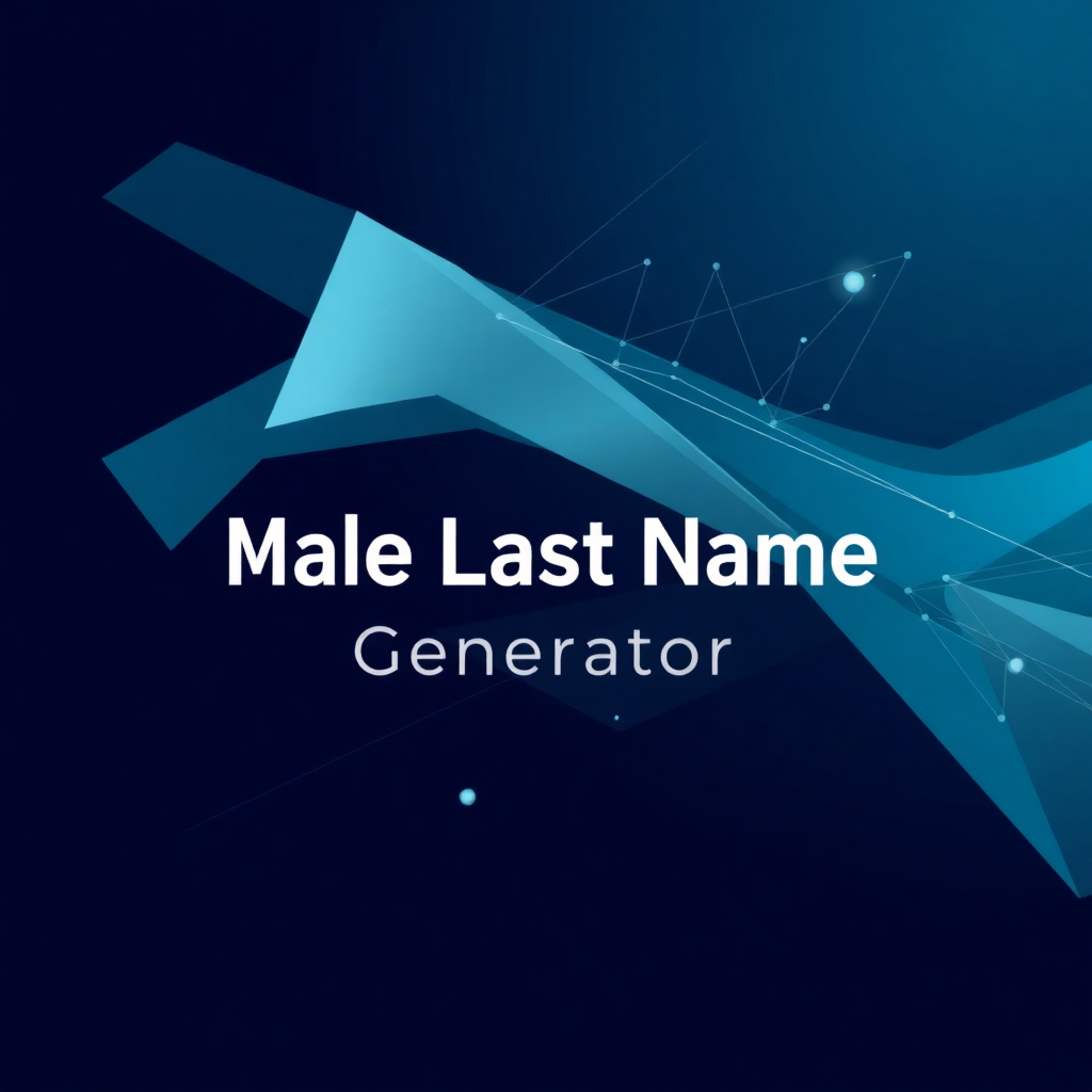 Best Male Last Name Generator | Vondy