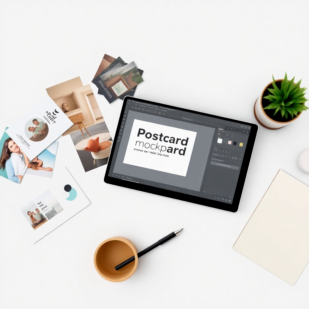 Best Postcard Mockup Template Psd | Vondy