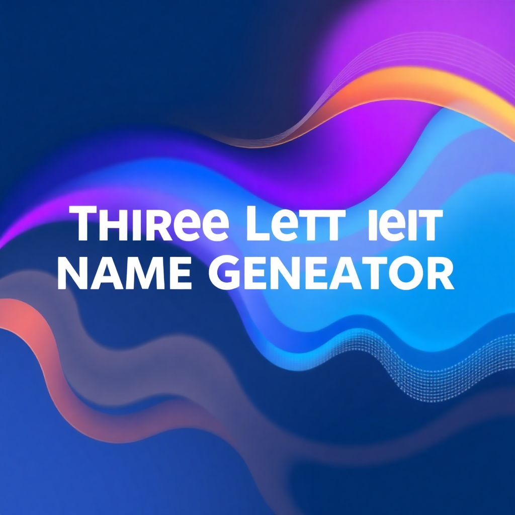Best Three Letter Name Generator | Vondy