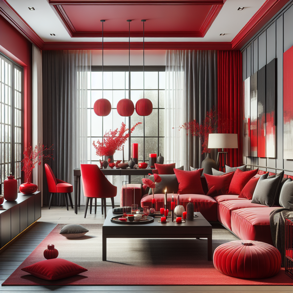 Best Red Interior Design | Vondy