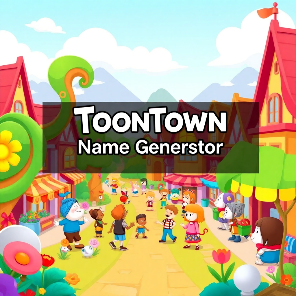Best Toontown Name Generator | Vondy