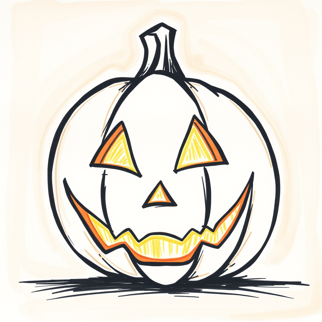 Best Pumpkin Face Drawing Ideas | Vondy