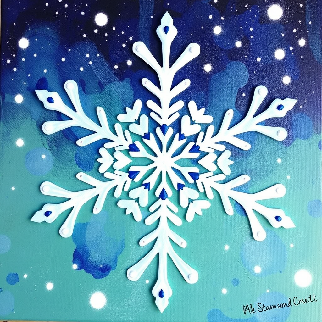 Best Snowflake Painting Ideas | Vondy