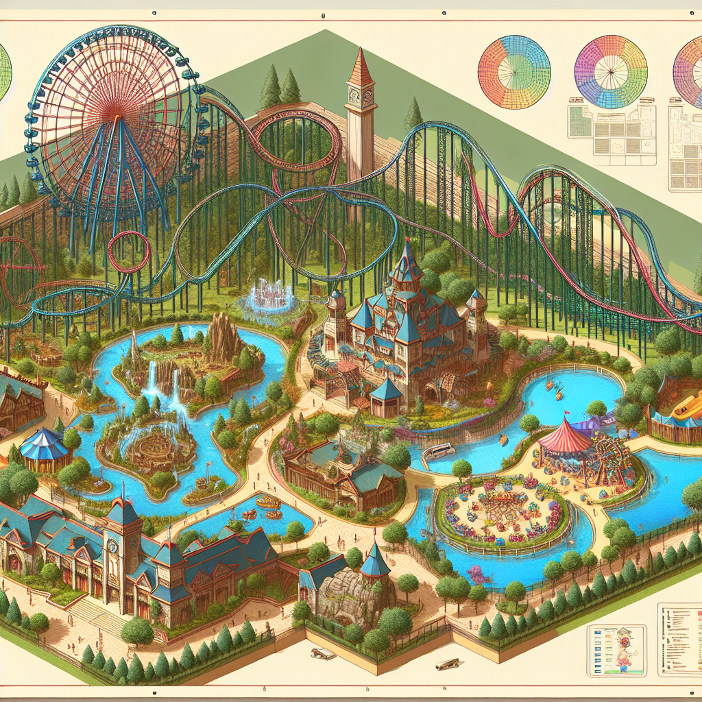 Best Amusement Park Map Illustration Generator | Vondy