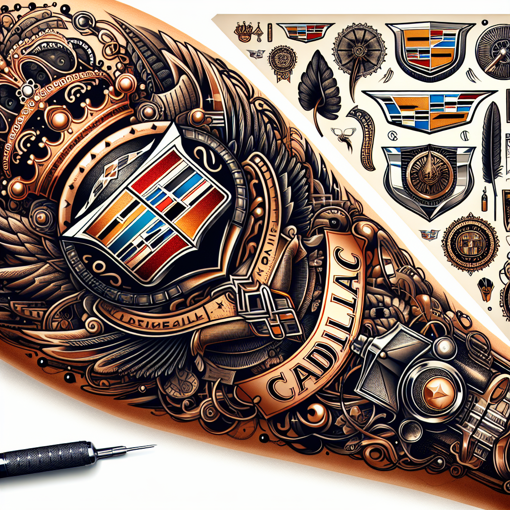 Cadillac logo tattoo - Bronctattooaus.com
