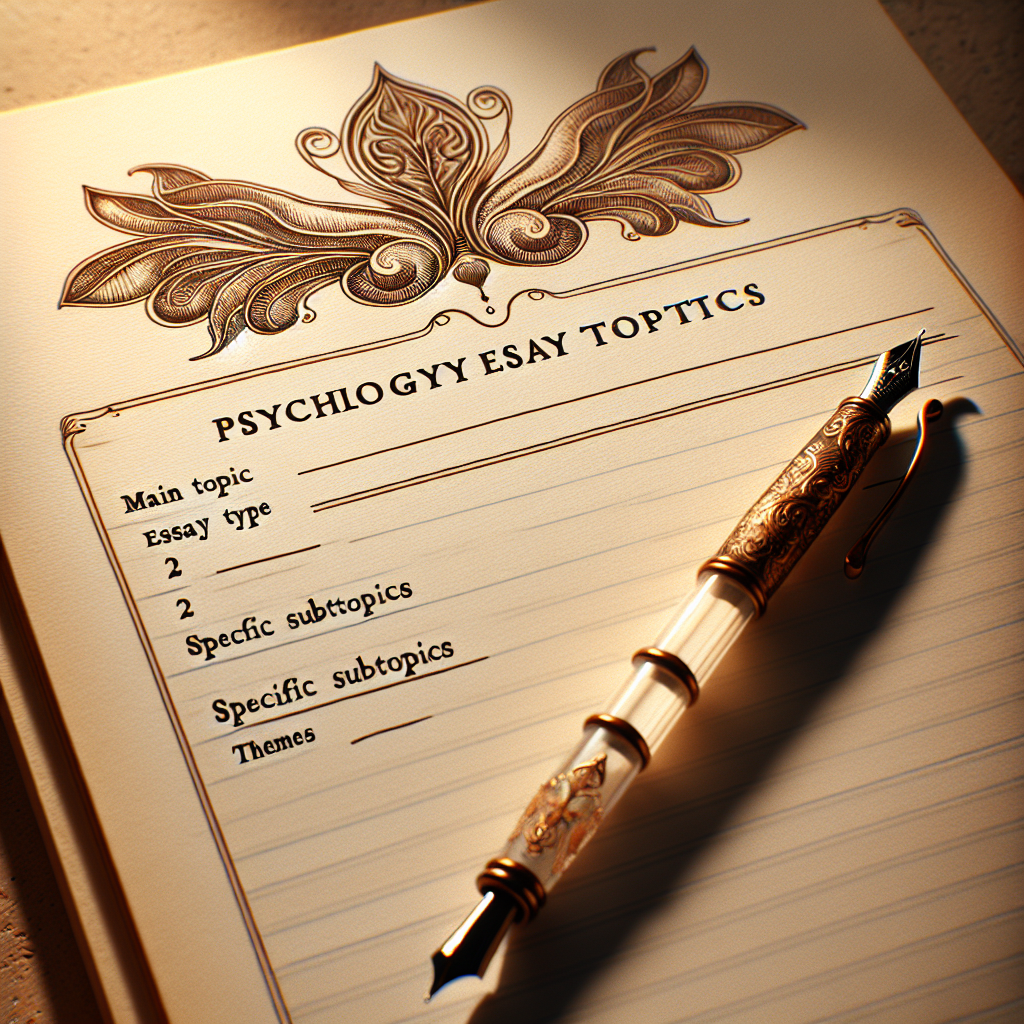 Best Psychology Essay Question Generator | Vondy