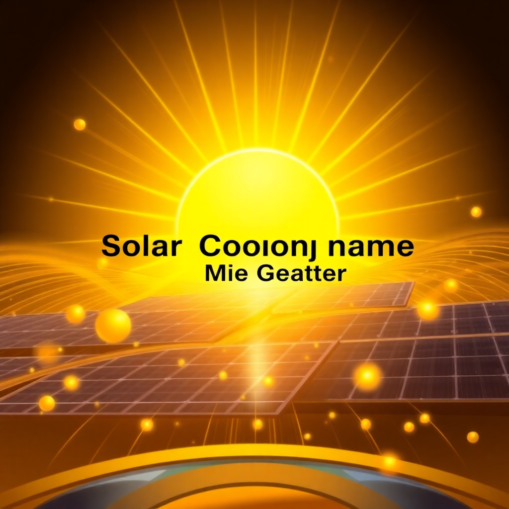Best Solar Company Name Generator | Vondy
