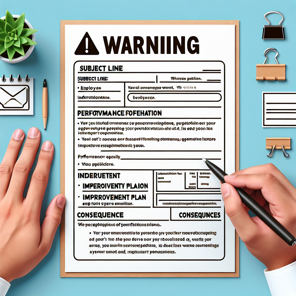 Best Written Warning Email Template | Vondy