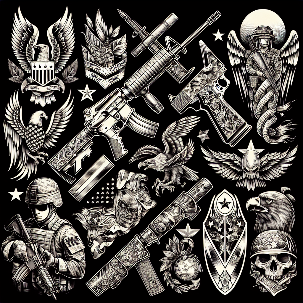 Infantryman tattoos - Eagleviewtattoo.com