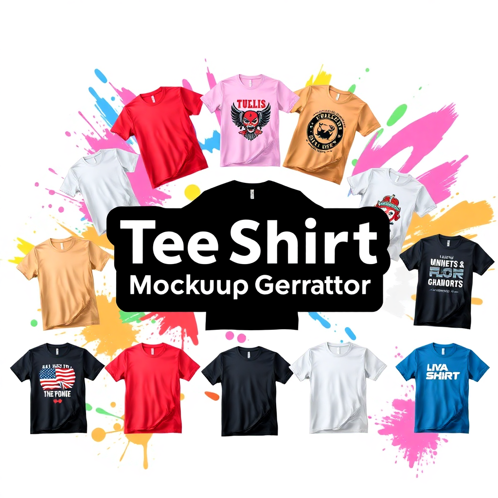 Best Tee Shirt Mockup Generator | Vondy
