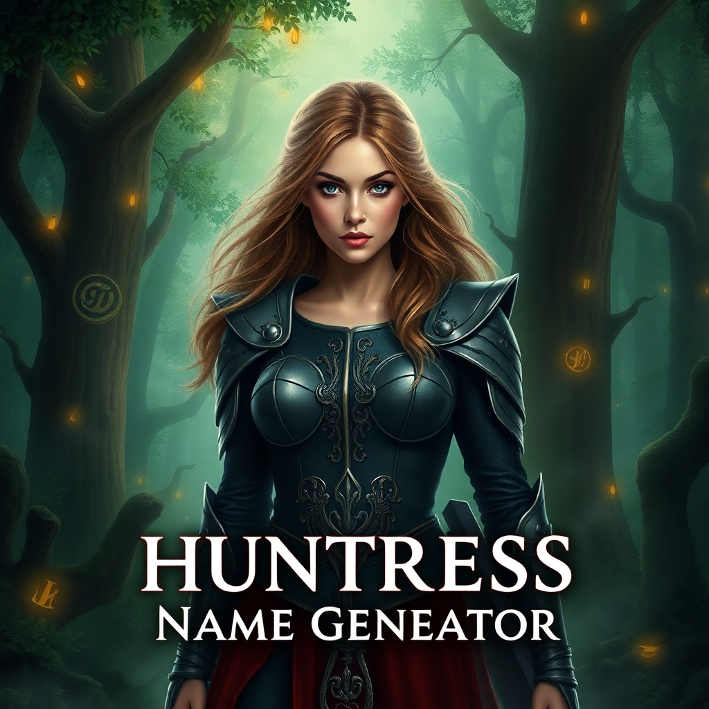Best Huntress Name Generator | Vondy