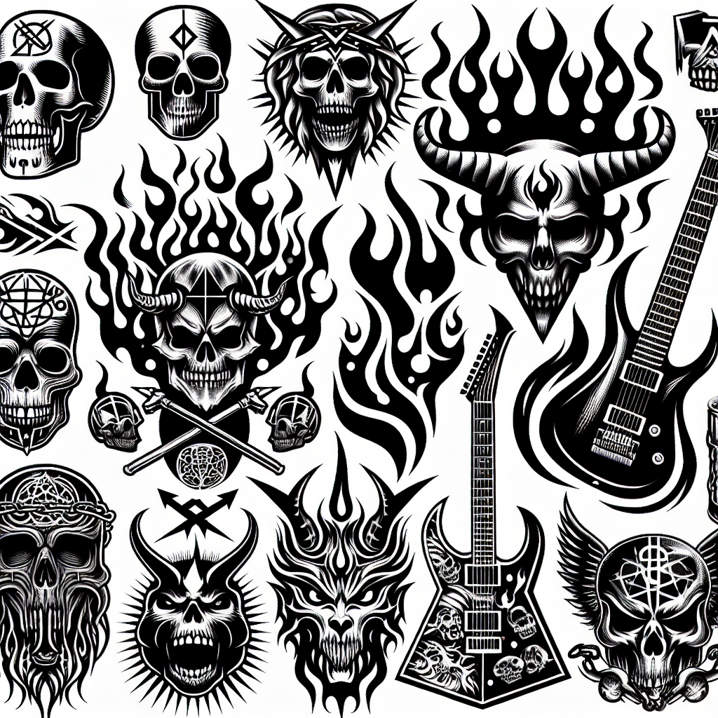 Heavy Metal Style Tattoos I Went Full Heavy Metal Mode For