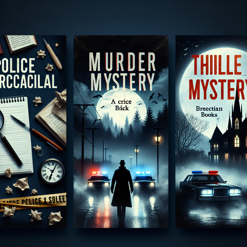 Best Police Procedural Book Cover Generator | Vondy