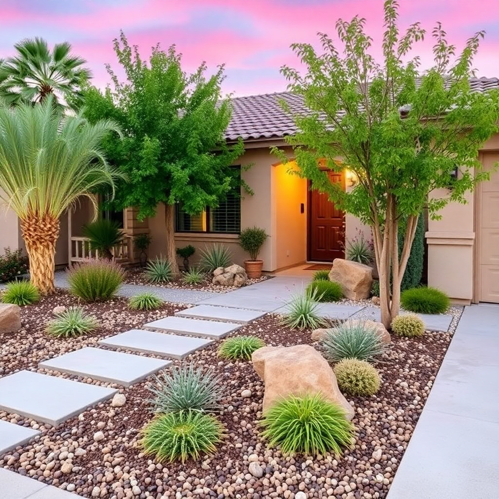 Best Front Yard Desert Landscape Design Ideas | Vondy