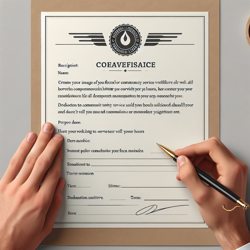 How To Write A Letter For Community Service Hours Completed | Vondy