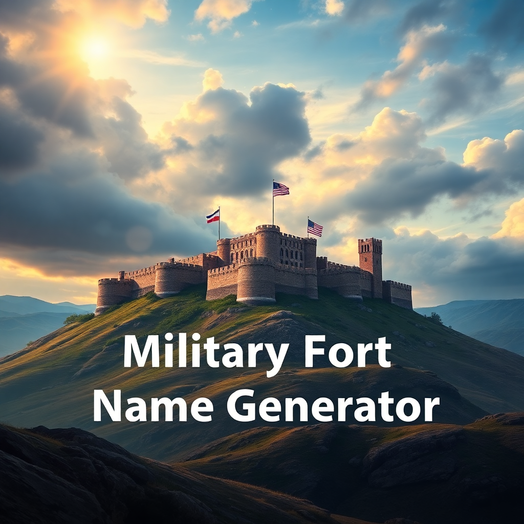 Best Military Fort Name Generator | Vondy
