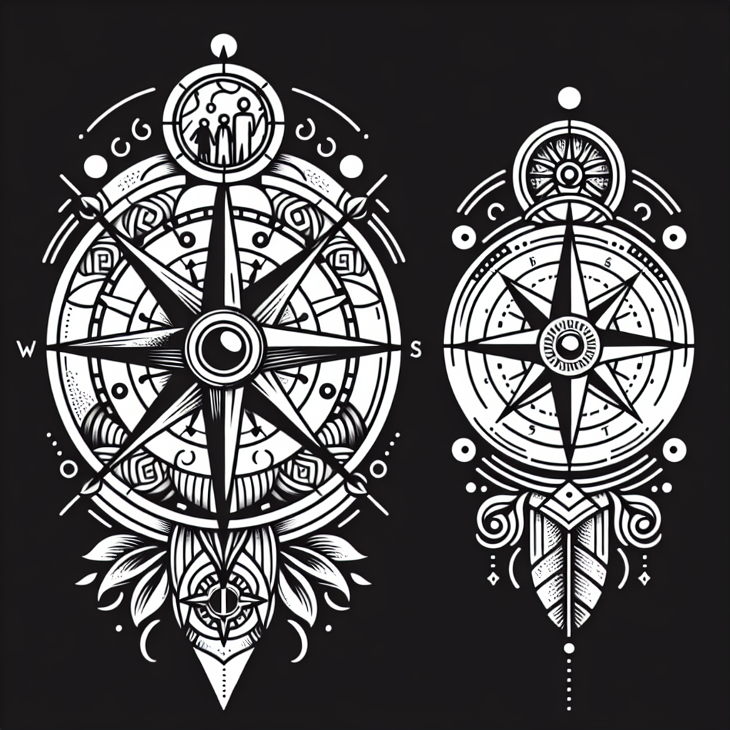 Best Family Compass Tattoo Ideas | Vondy