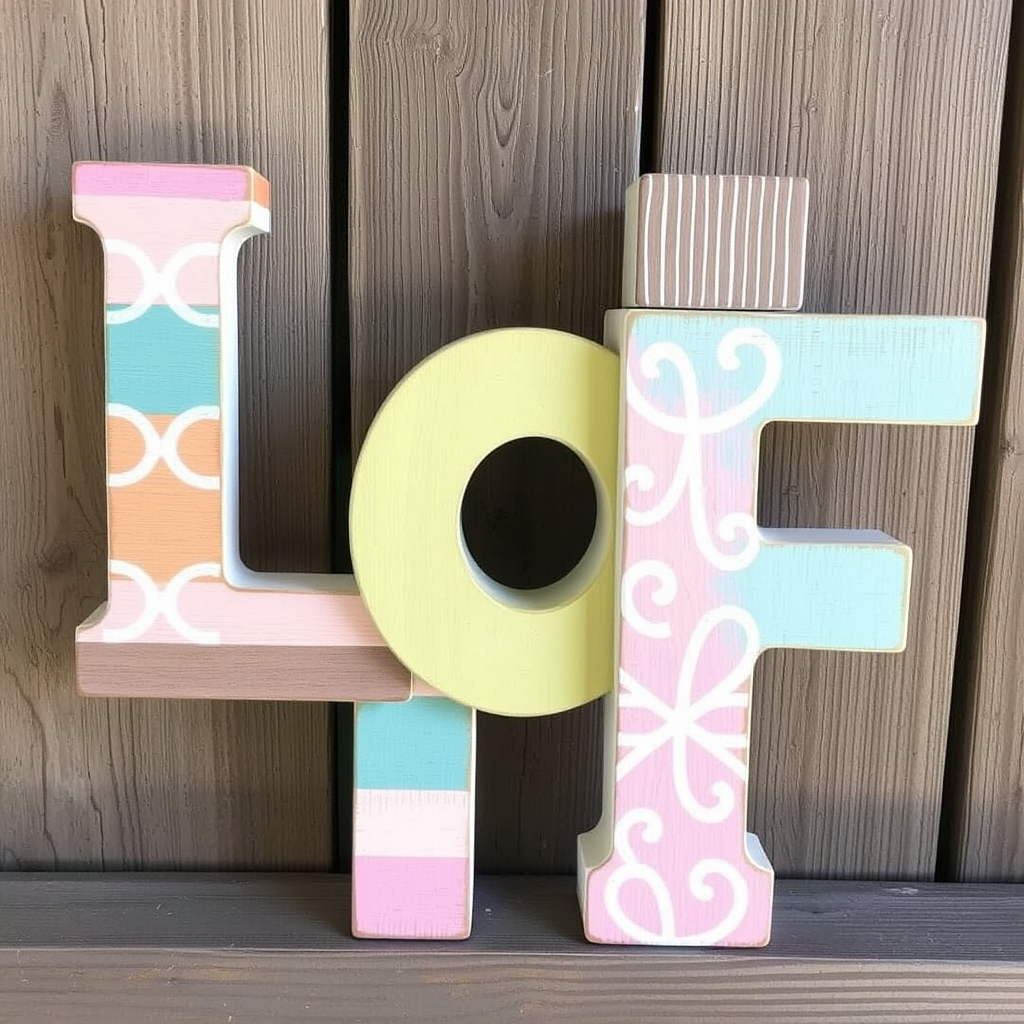 Best Wood Letter Painting Ideas | Vondy
