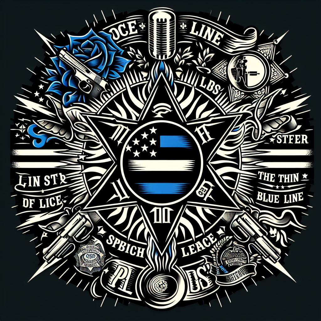 Best Police Flag Tattoo Ideas | Vondy