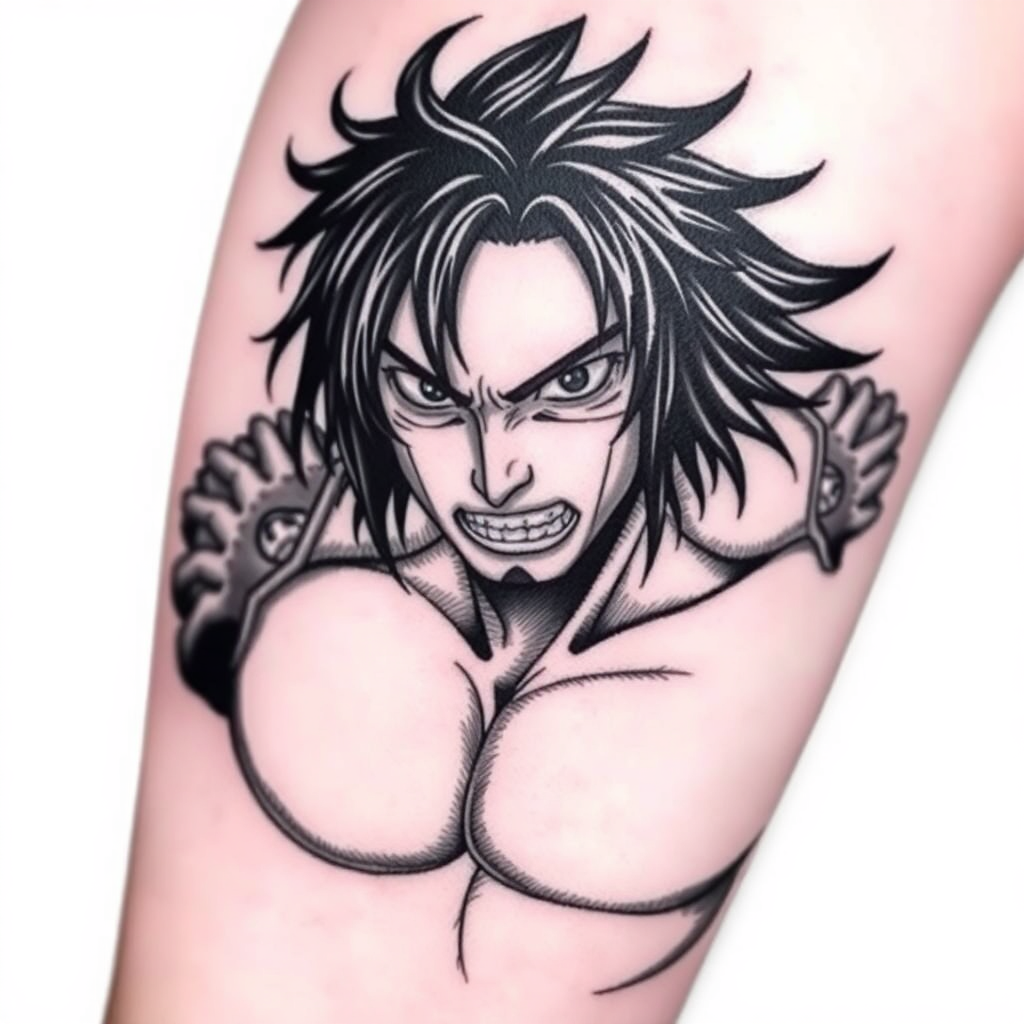 Eren yeager titan form tattoo - Eagleviewtattoo.com