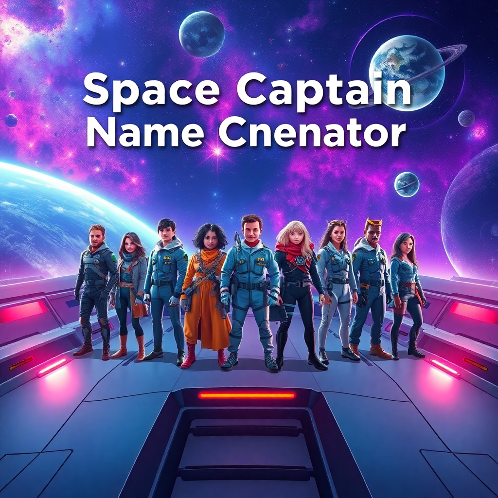 Best Space Captain Name Generator | Vondy