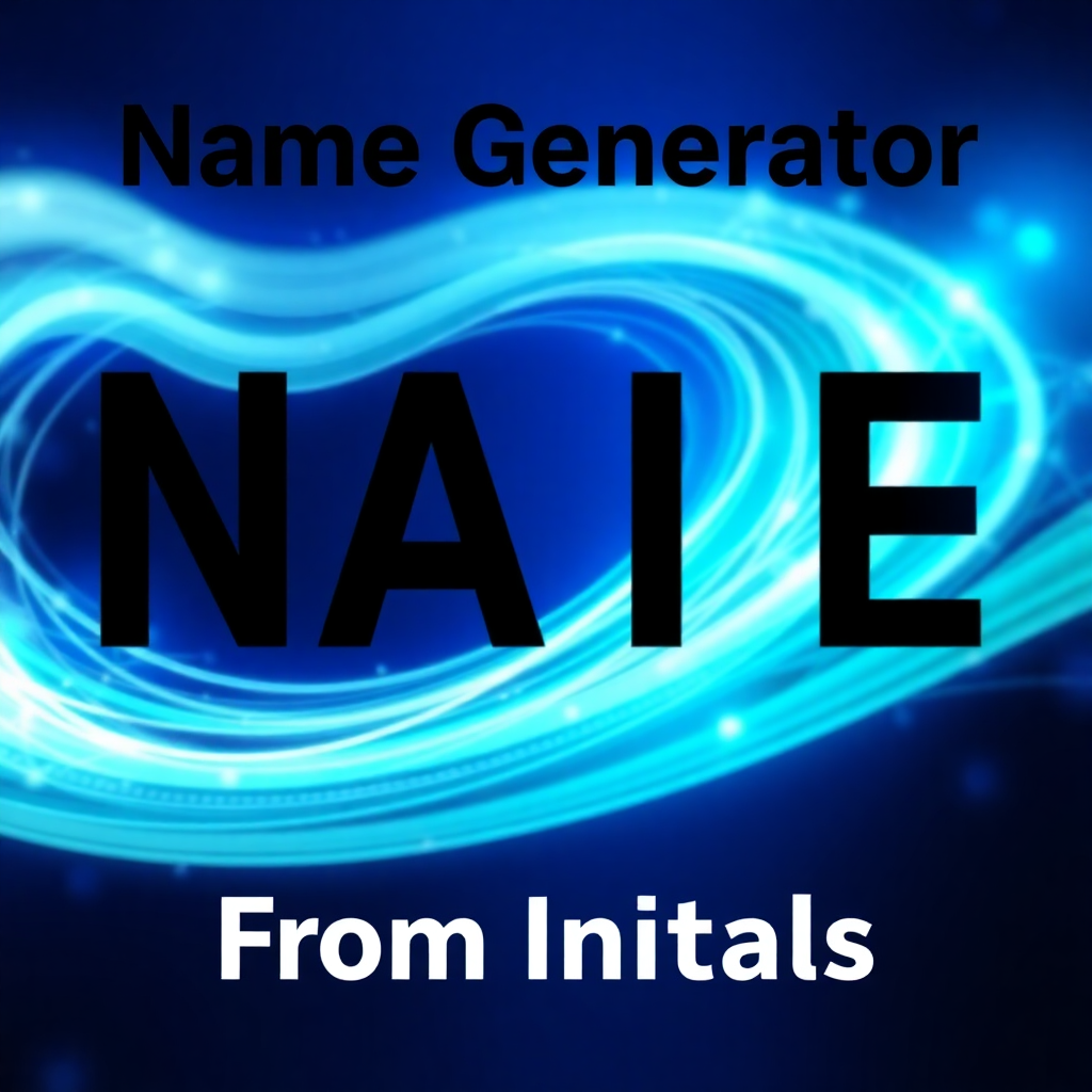 Best Name Generator From Initials | Vondy