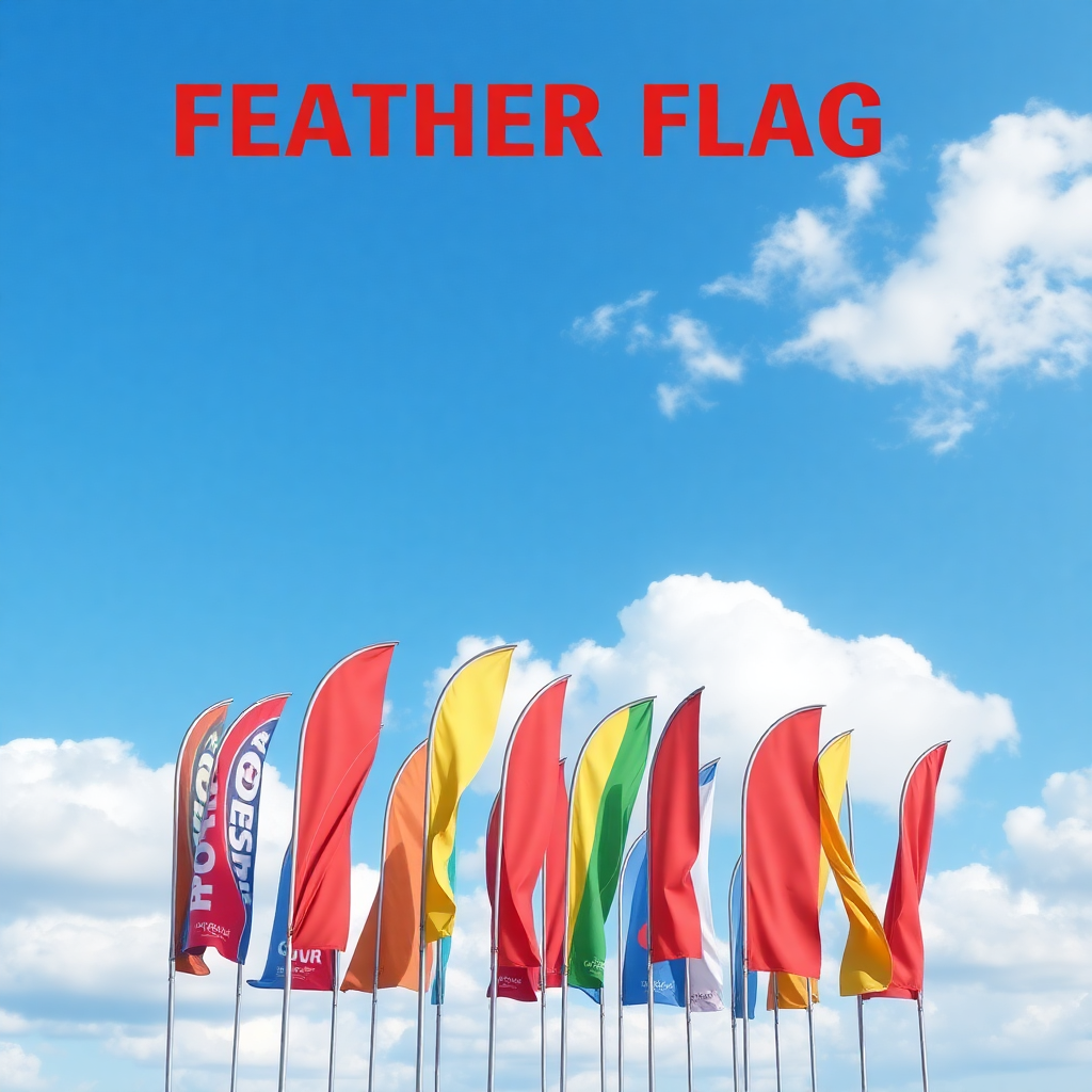 Best Feather Flag Mockup | Vondy