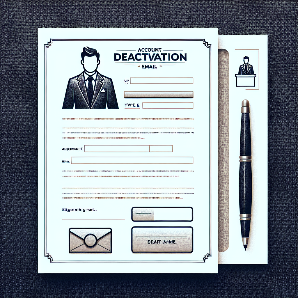 Best Account Deactivation Email Template | Vondy