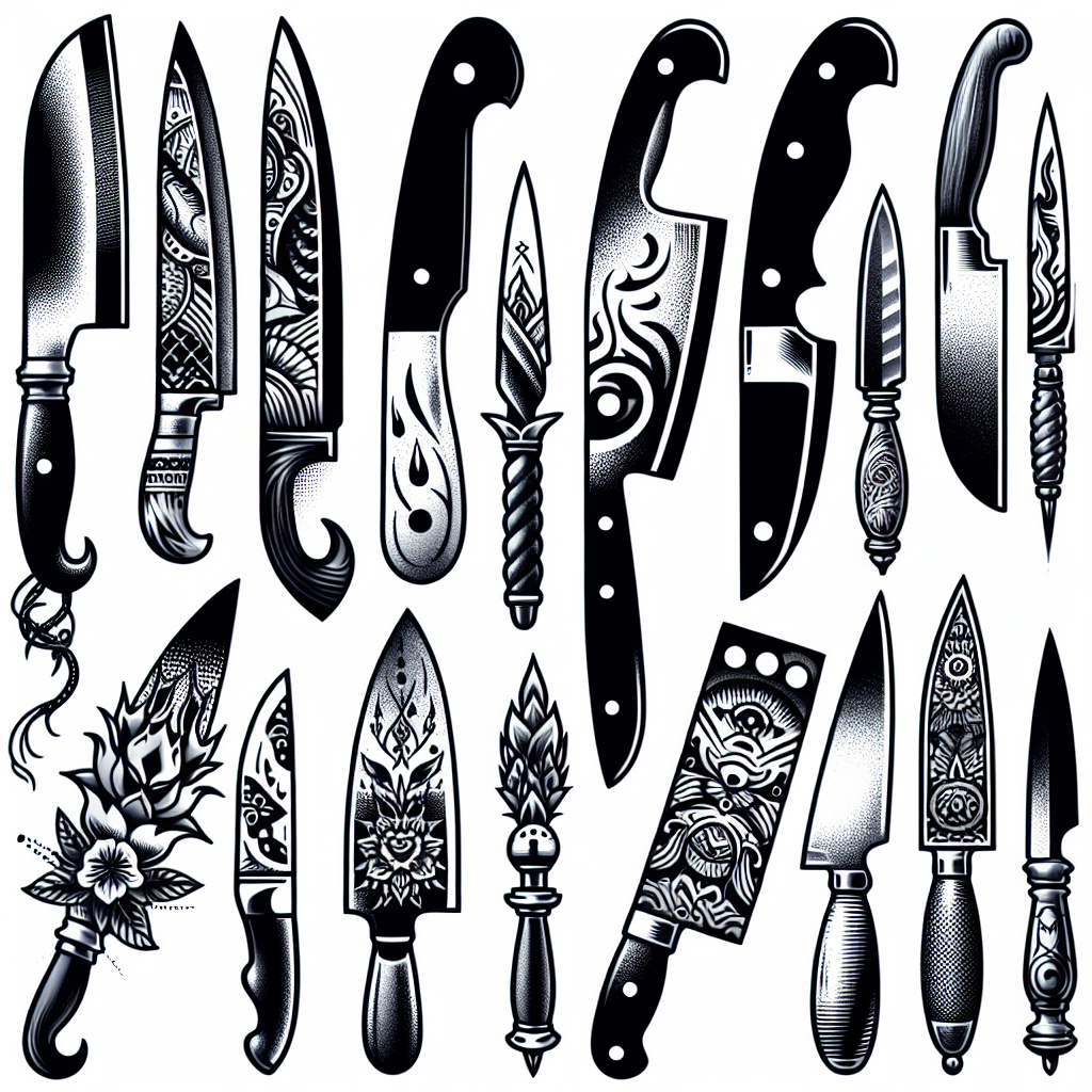 Chef Knife Tattoo Ideas Abboud Zahed Tattoo An Essential Tool In Any