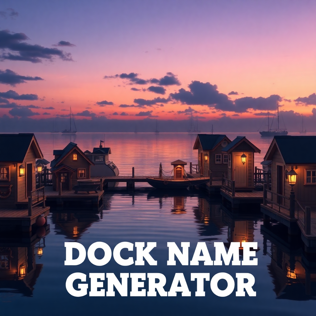 Best Dock Name Generator | Vondy