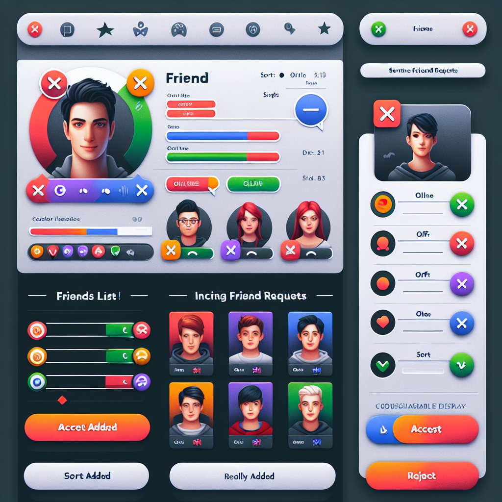 Best Game Friend List Ui Generator | Vondy