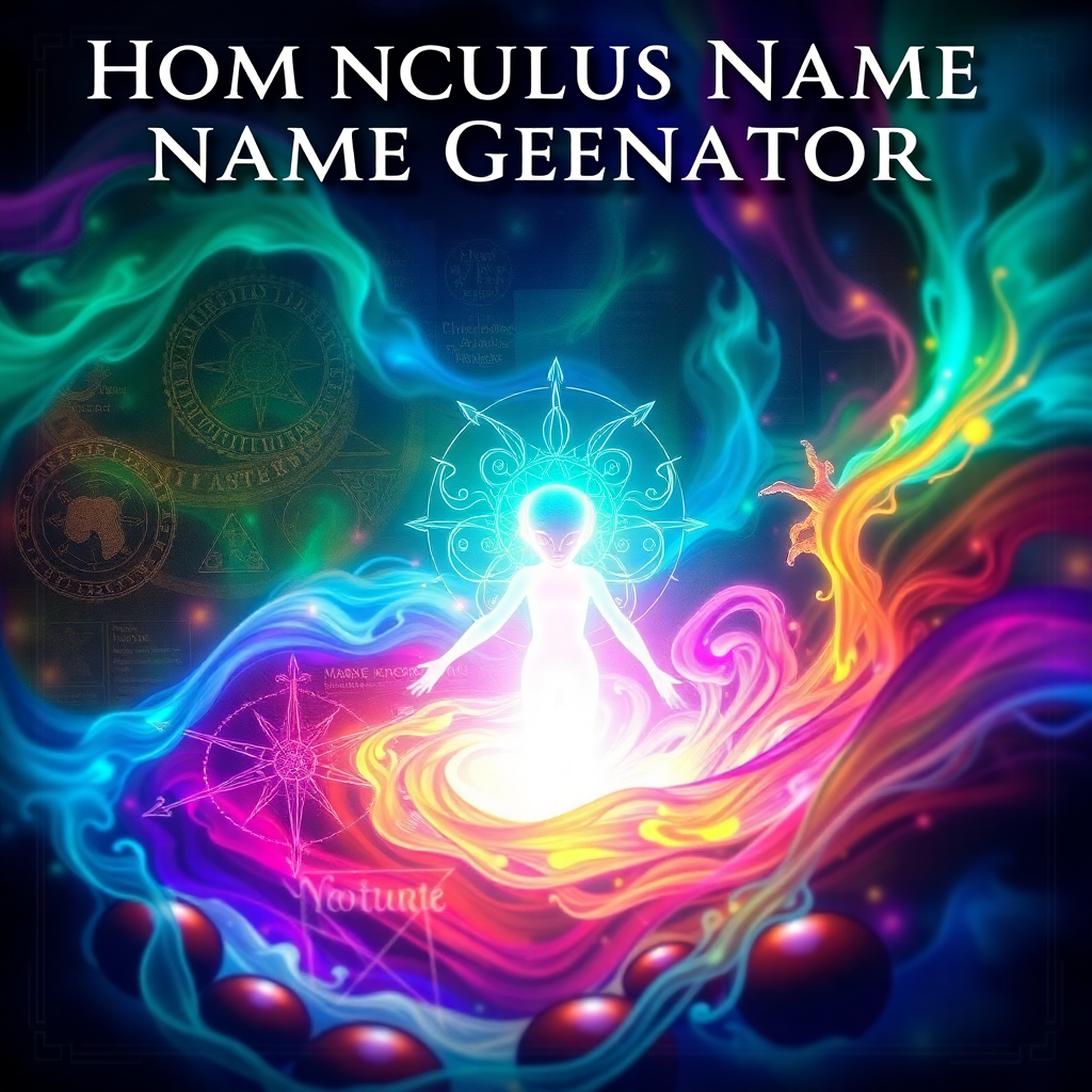 Best Homunculus Name Generator | Vondy