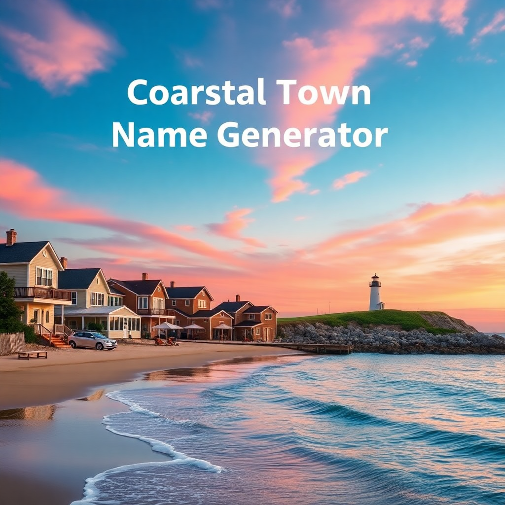 Best Coastal Town Name Generator | Vondy