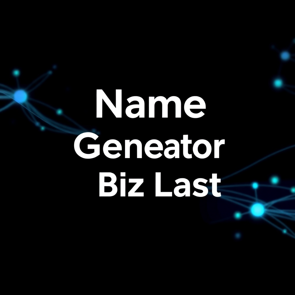 Best Name Generator Biz Last | Vondy