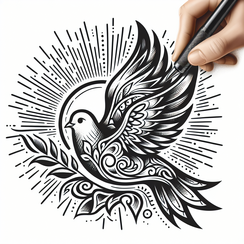 Best Neo-Traditional Dove Tattoo Generator | Vondy