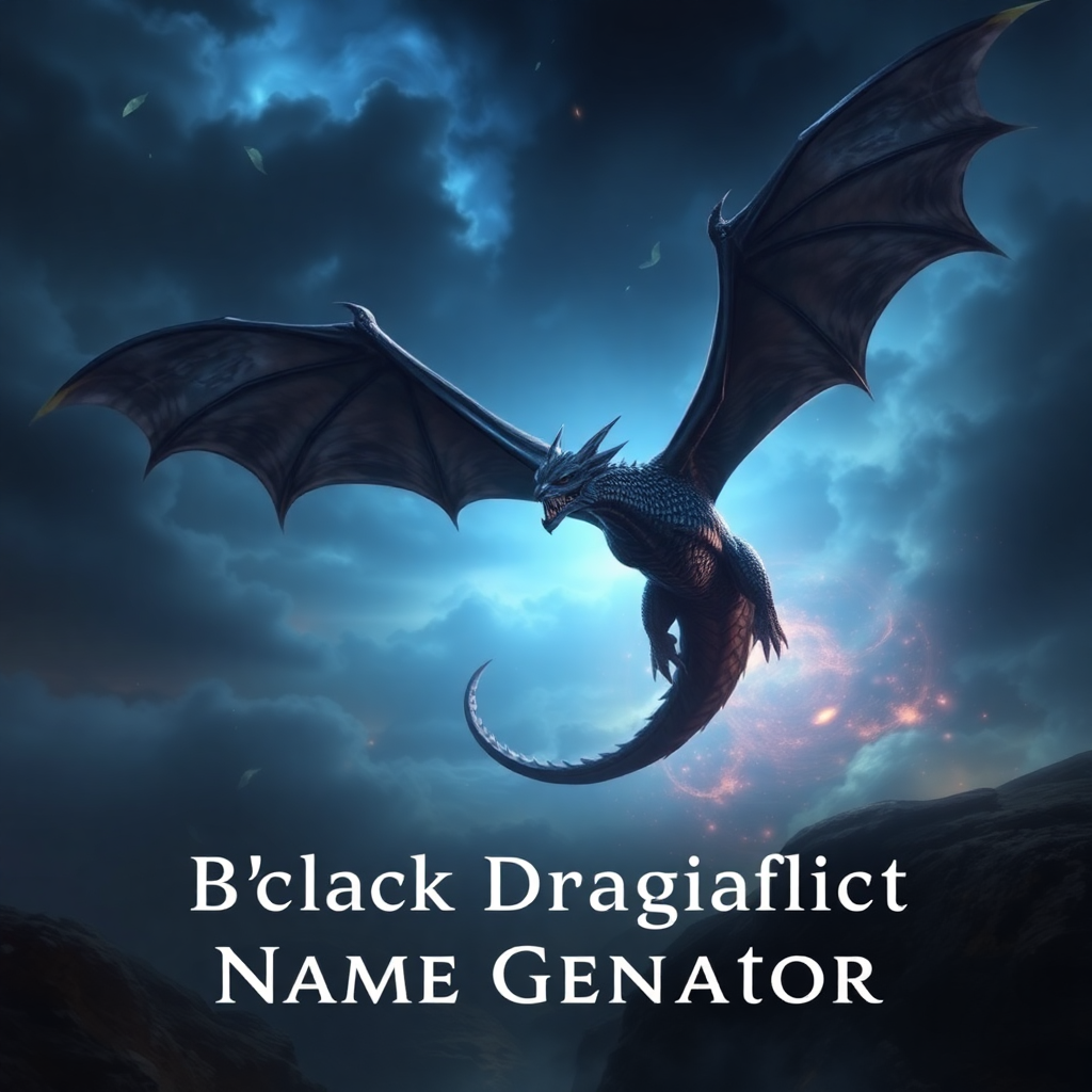 Best Black Dragonflight Name Generator | Vondy