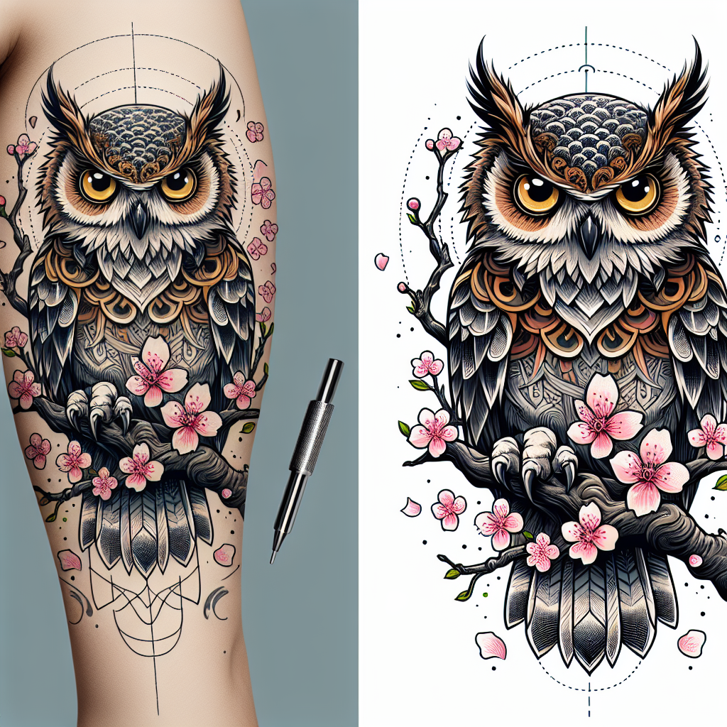 Best Neo-Japanese Owl Tattoo Generator | Vondy