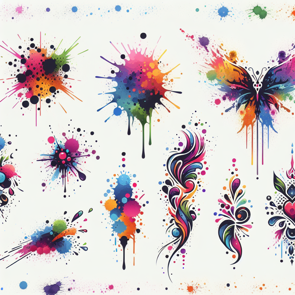 Best Paint Splatter Tattoo Ideas | Vondy